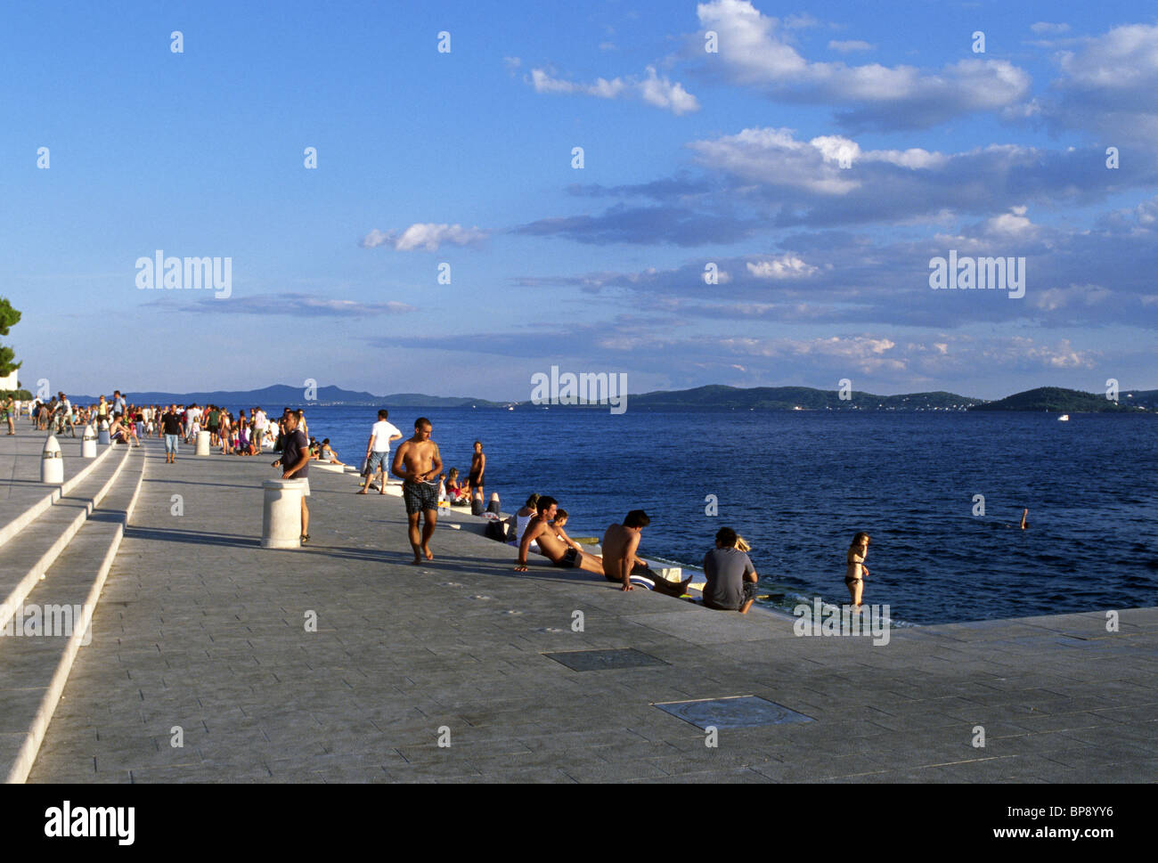 Sea organ, Zadar, Croatia Stock Photo - Alamy