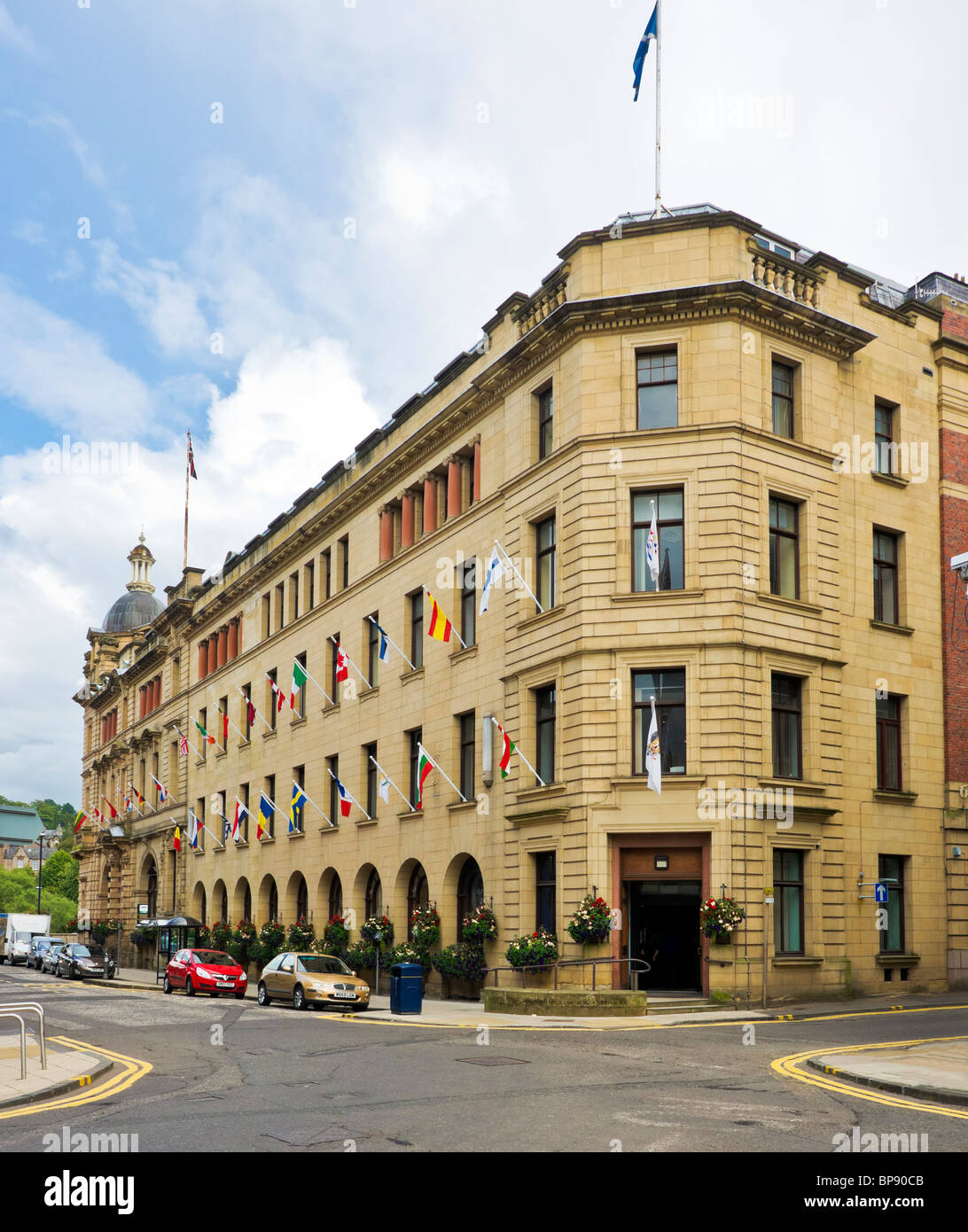 Perth & Kinross council building in the High Street of Perth Scotland ...