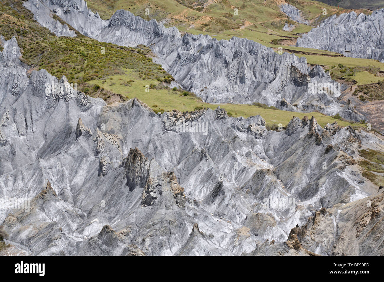 Gray Rocky Mountains in Sichuan Province, China Stock Photo - Alamy