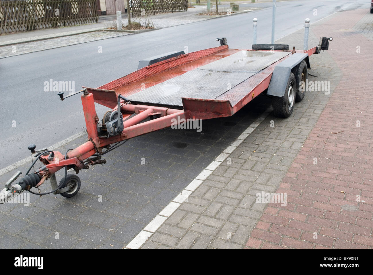 Towbar parked Berlin Germany Stock Photo - Alamy