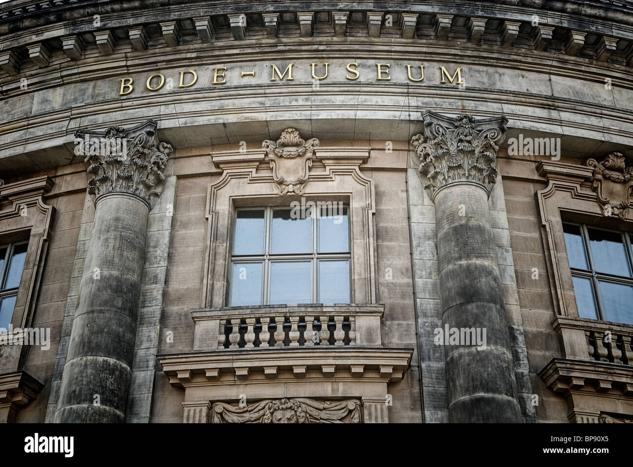 Bode museum sign Berlin Germany Stock Photo - Alamy