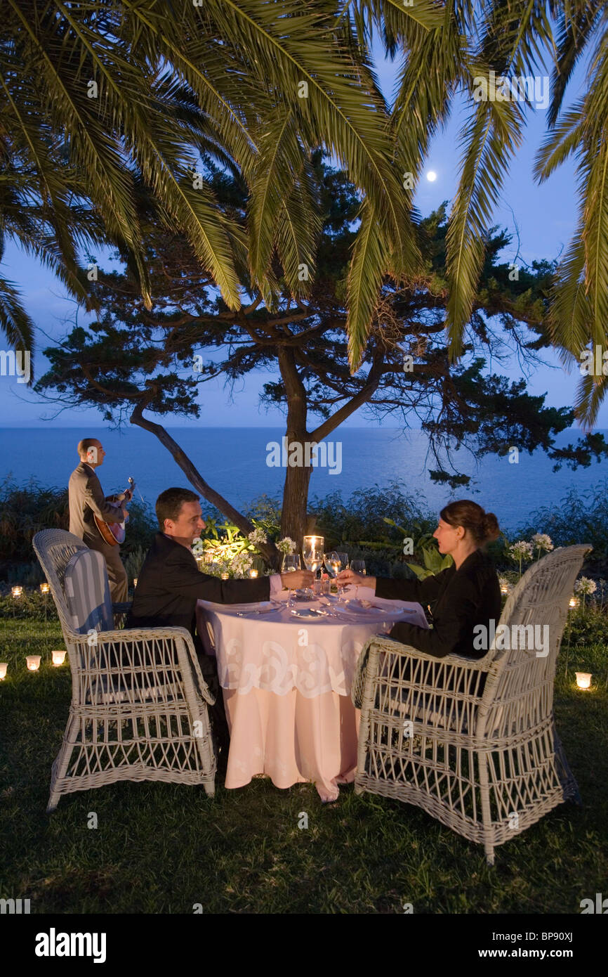 Moonlight Dinner in the garden of Reid's Palace Hotel, Funchal, Madeira ...
