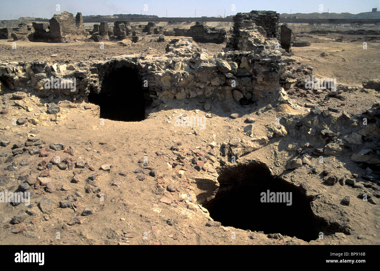 The ruins of al-Fustat, original site of Cairo, following the Muslim ...