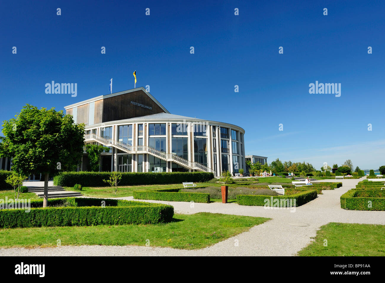 Musical hall Neuschwanstein, Fuessen, Allgaeu, Swabia, Bavaria, Germany ...