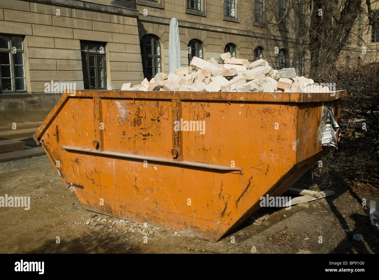 Skip container hi-res stock photography and images - Alamy
