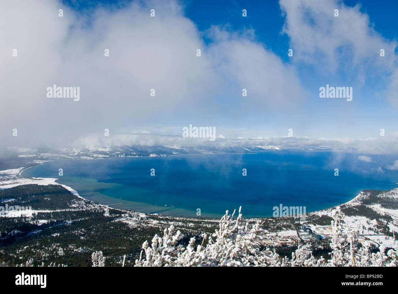 Heavenly Gondola Nevada snowy Observation Deck S Lake Tahoe Nevada ...