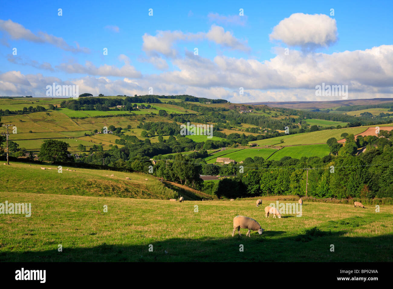 Bradfield from High Bradfield, Sheffield, Peak District National Park ...