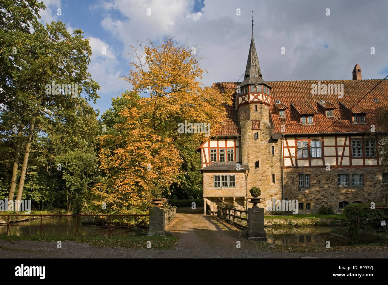 Manor house Wichtringhausen, near Hannover, Lower Saxony, Germany Stock ...