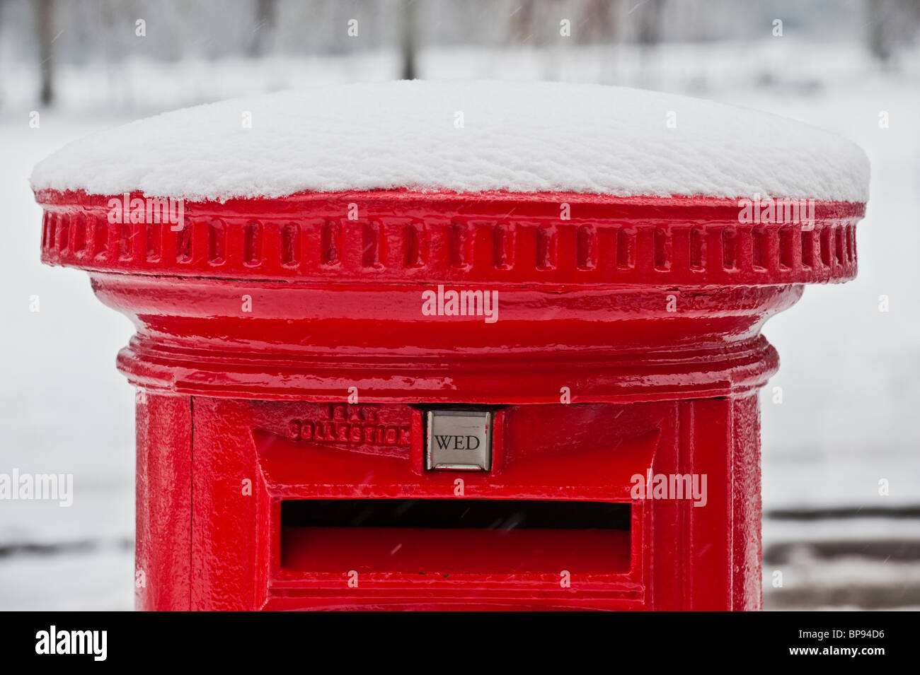Royal Mail pillar box Stock Photo - Alamy