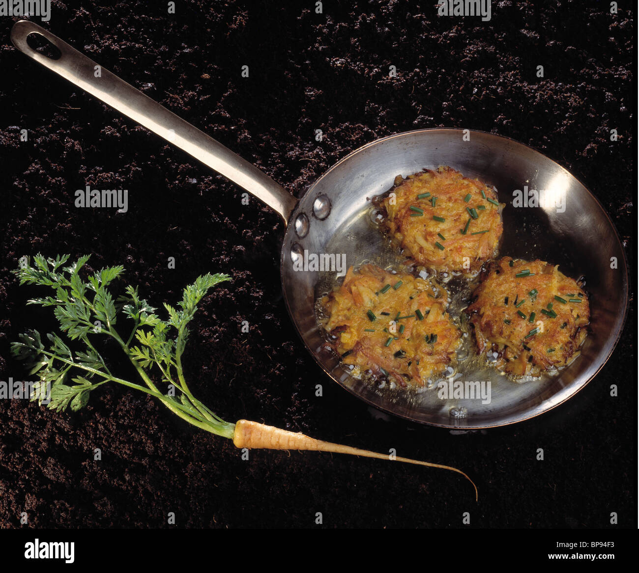 Carrot & Parsnip Rosti Stock Photo - Alamy