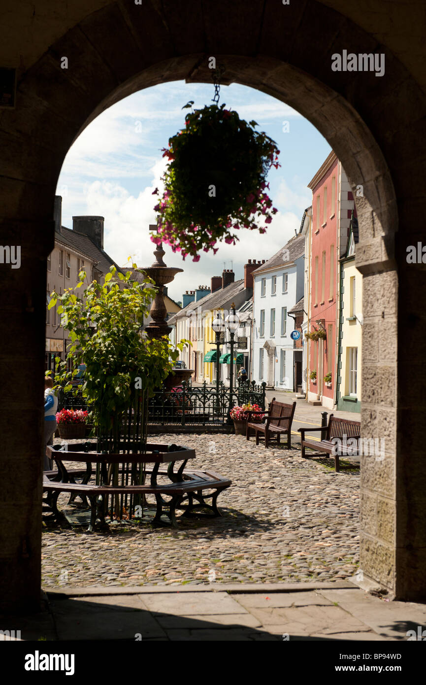 Rural welsh market town hi-res stock photography and images - Alamy