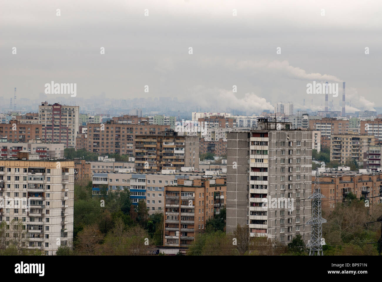 Moscow overview hi-res stock photography and images - Alamy