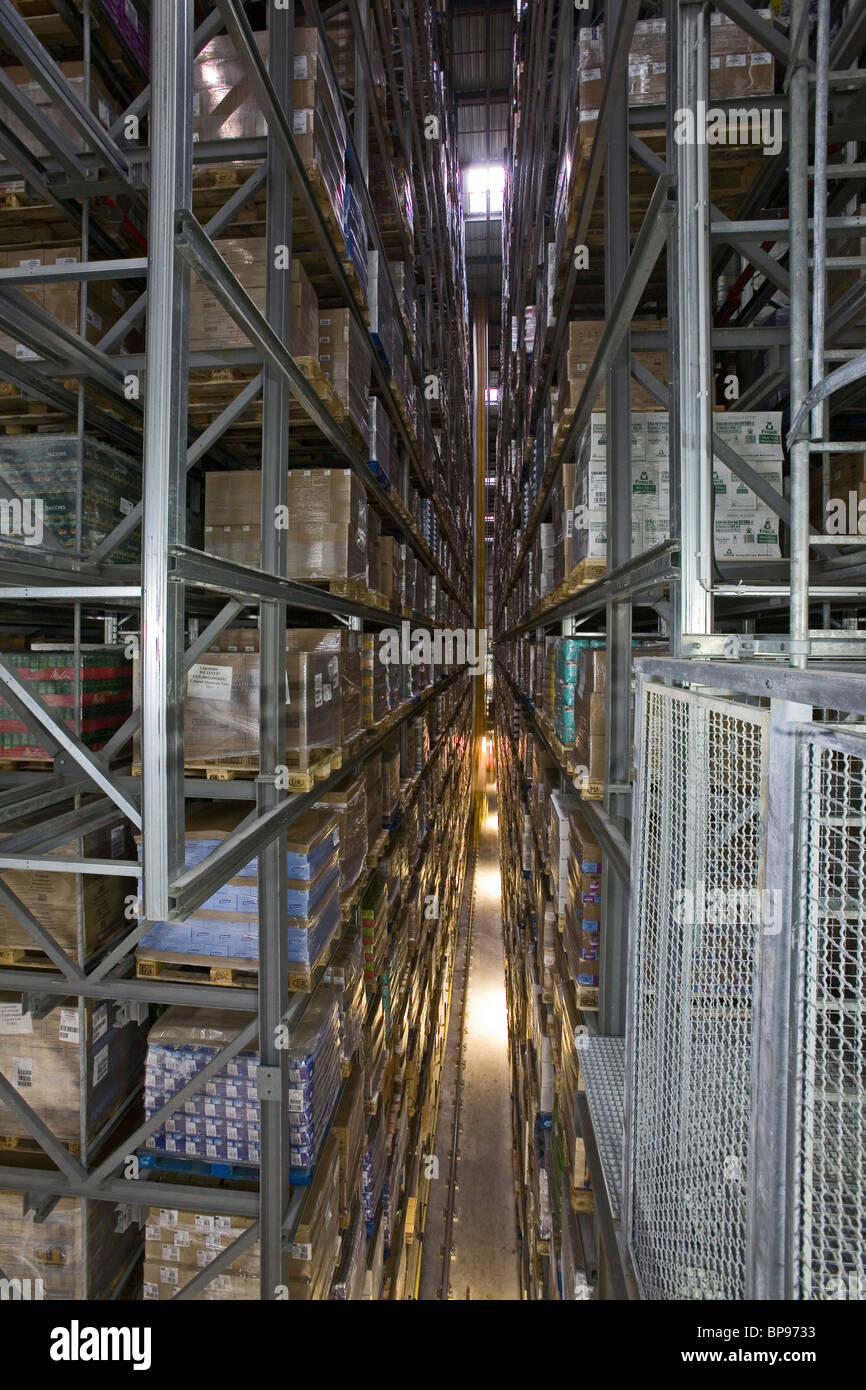 highrise warehouse of large drugstore chain Rossmann, in Burgwedel ...