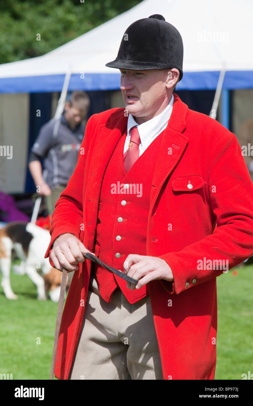A Hunt master and his fox hound at the Vale of Rydal Sheepdog Trials ...