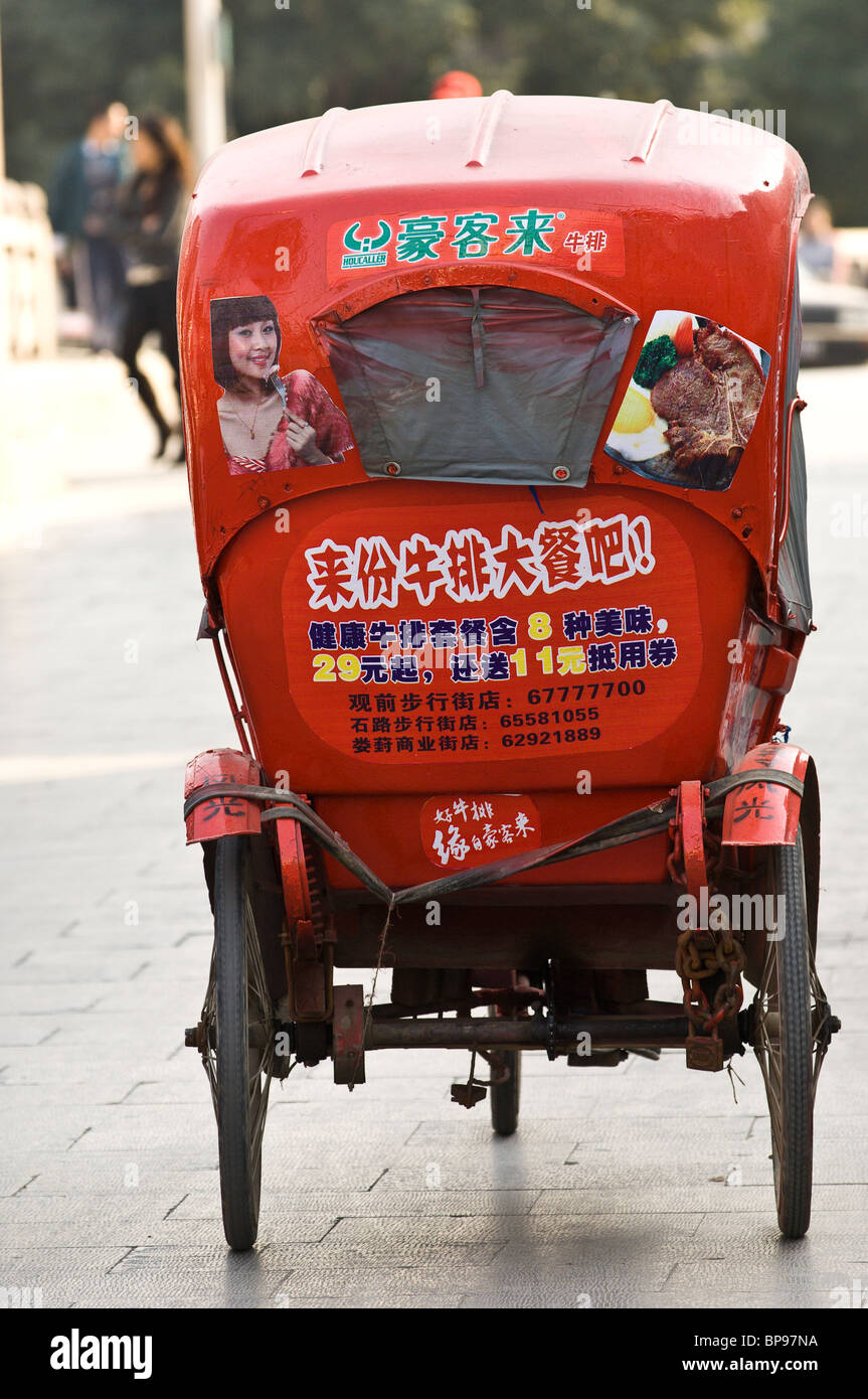 China, Suzhou. RIckshaw in Shan Tang Street Stock Photo - Alamy