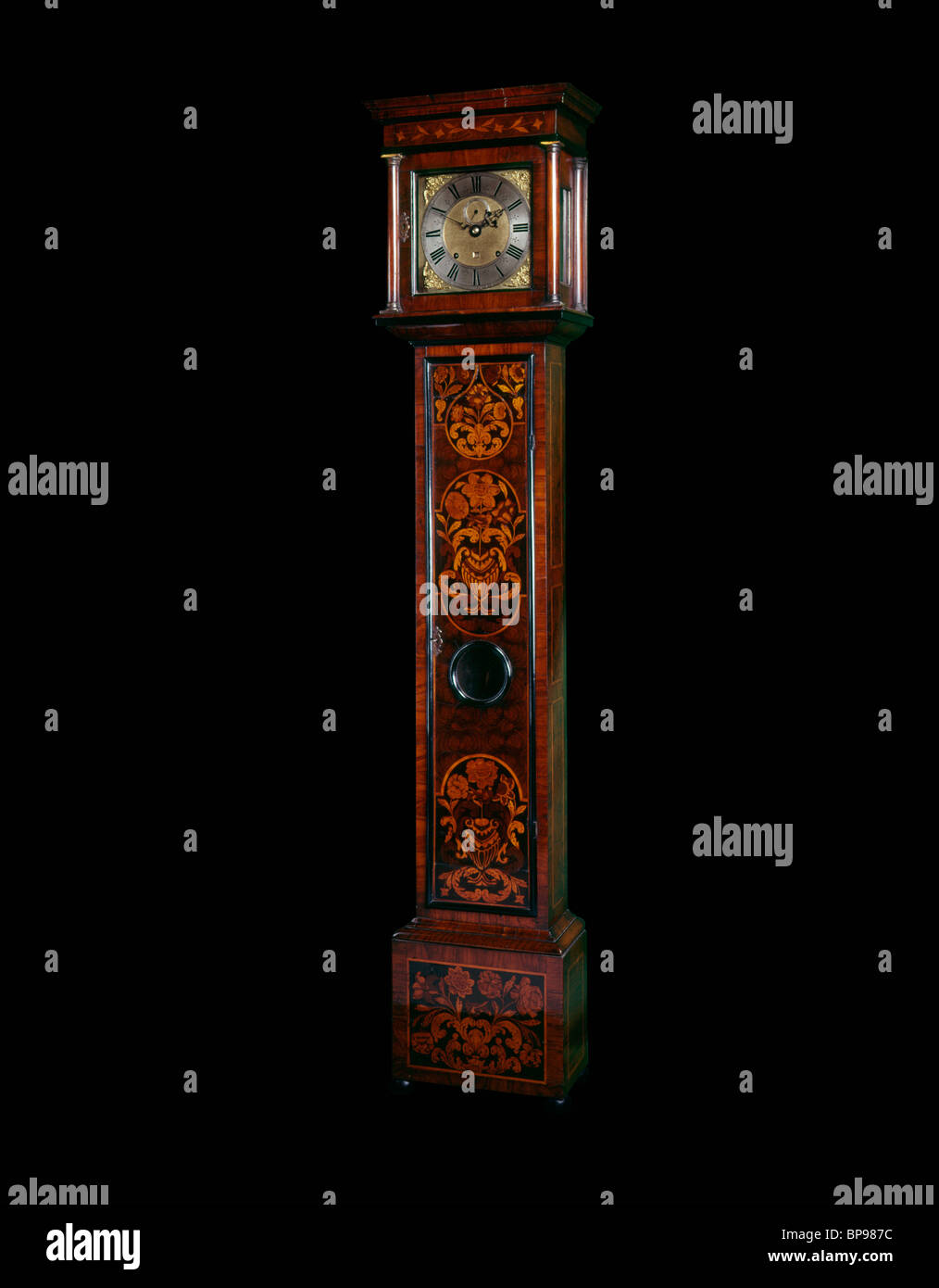 English Longcase clock Stock Photo - Alamy