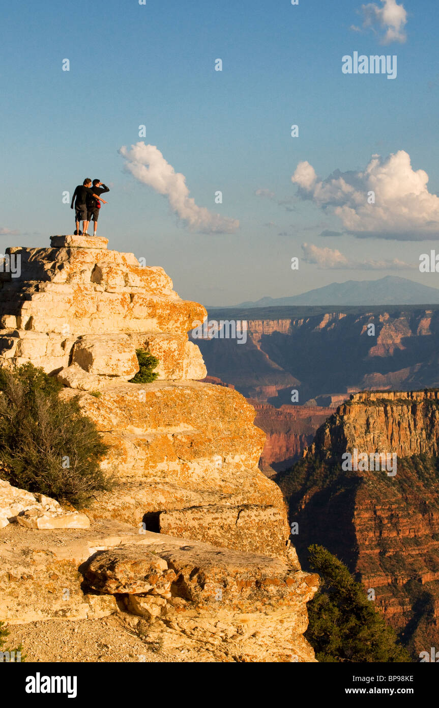 Bright angel point North rim of the Grand Canyon National Park Arizona ...