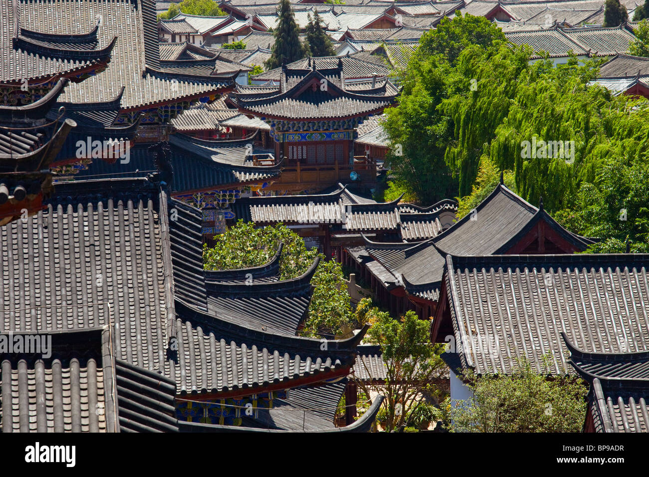 Mu Family Mansion, old town, Lijiang, Yunnan Province, China Stock ...