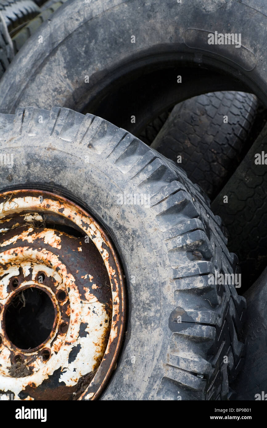 Old tire close up shot Stock Photo - Alamy