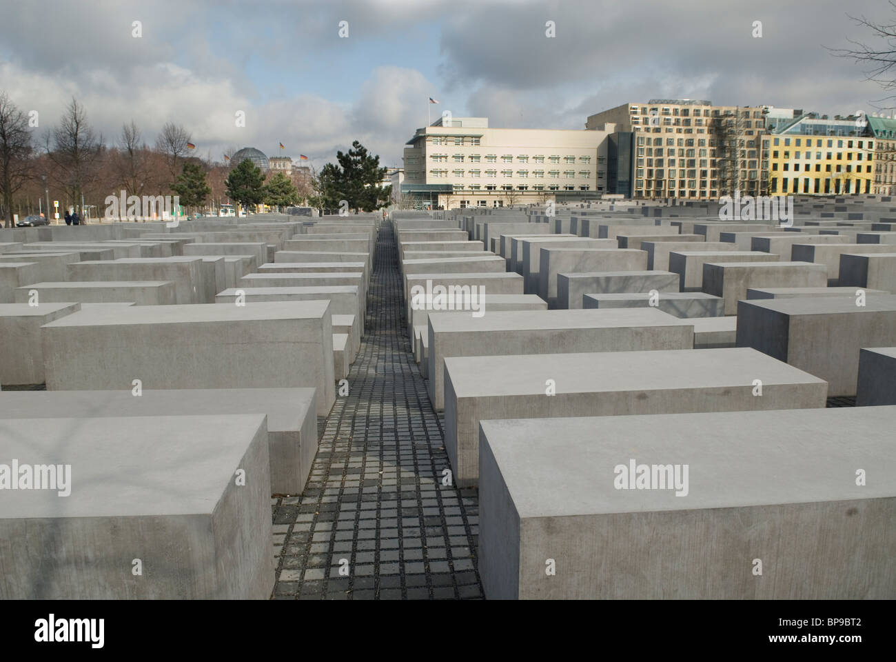 Jewish Holocaust memorial Berlin Germany Stock Photo - Alamy