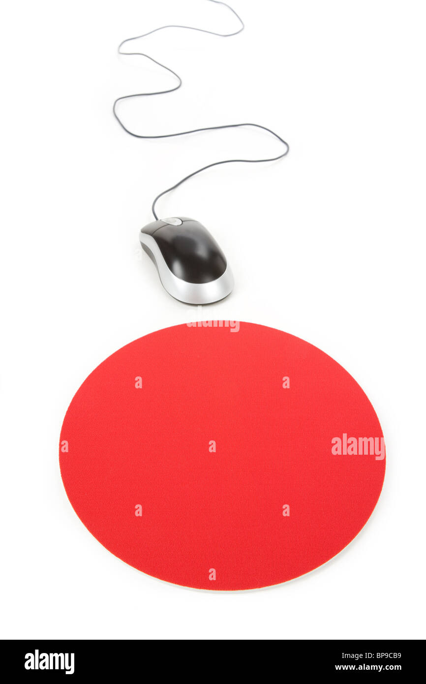Computer Mouse and pad, Concept of internet Stock Photo - Alamy