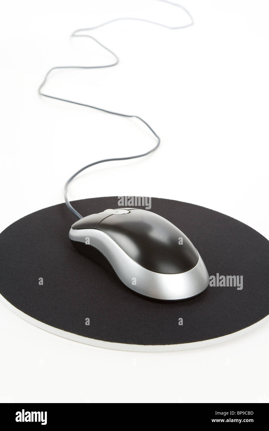 Computer Mouse and pad, Concept of internet Stock Photo - Alamy