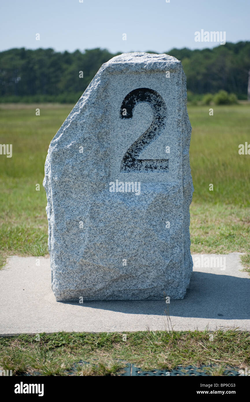 Wright brothers first flight marker hi-res stock photography and images ...