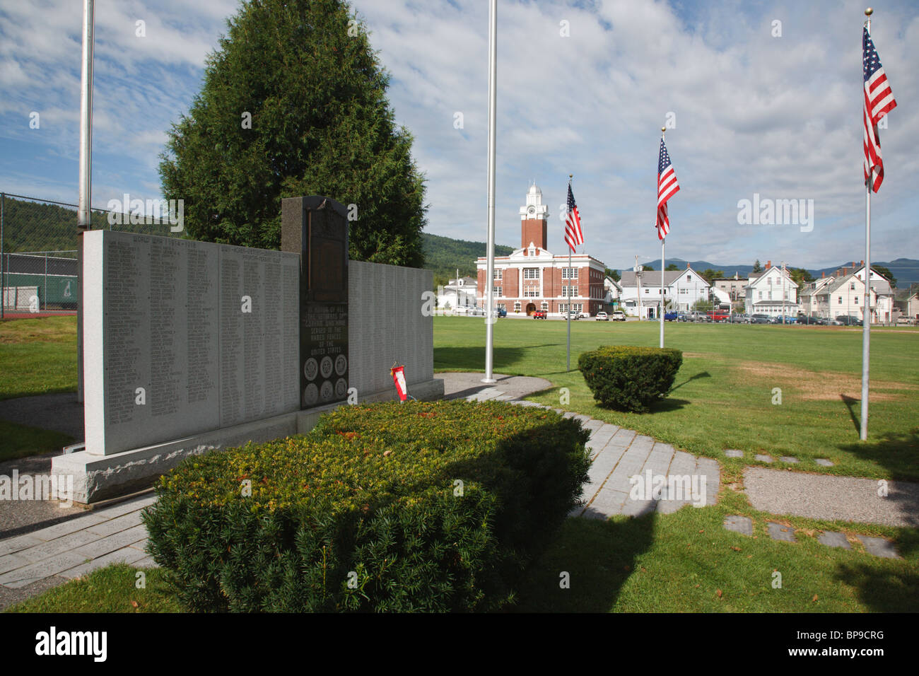 Town Park at the junction of Routes 16 and 2 in Gorham, New Hampshire ...
