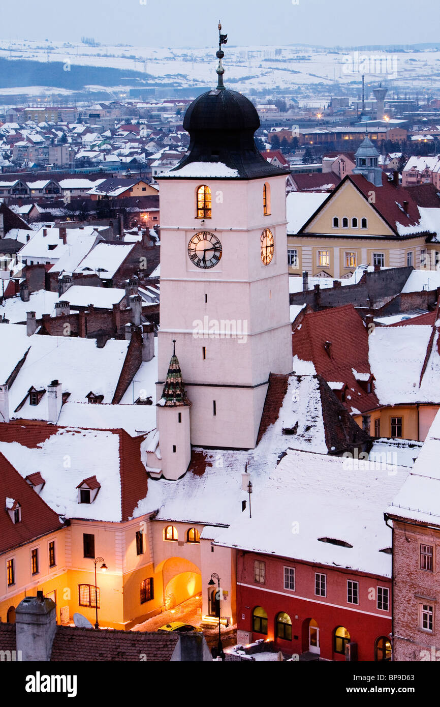Sibiu winter hi-res stock photography and images - Alamy