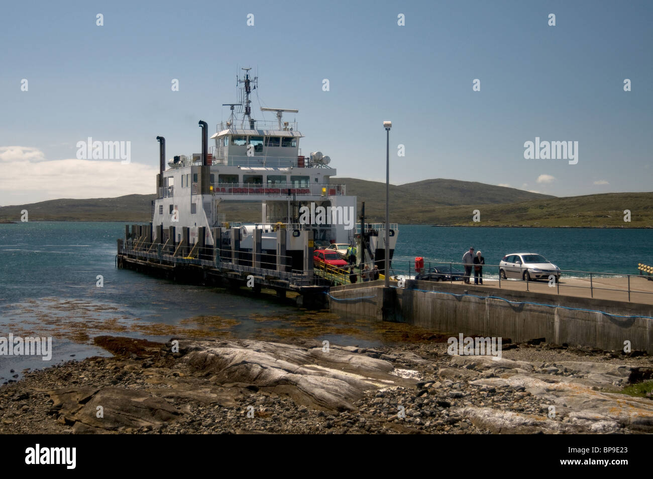 The Ferry Jetty at Leverbugh, Harris, Western Isles, Scotland, SCO 6348 ...