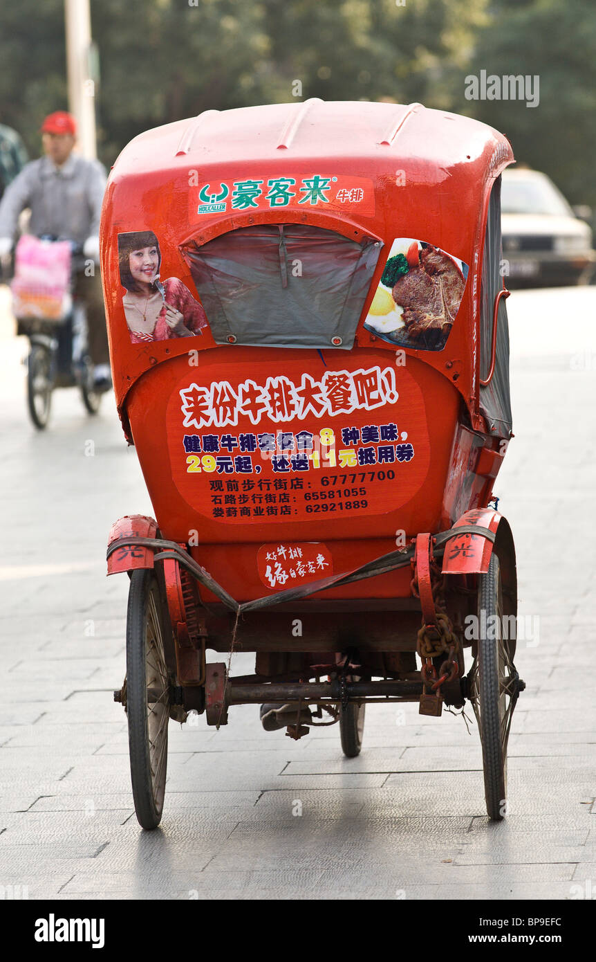 Red rickshaw hi-res stock photography and images - Alamy