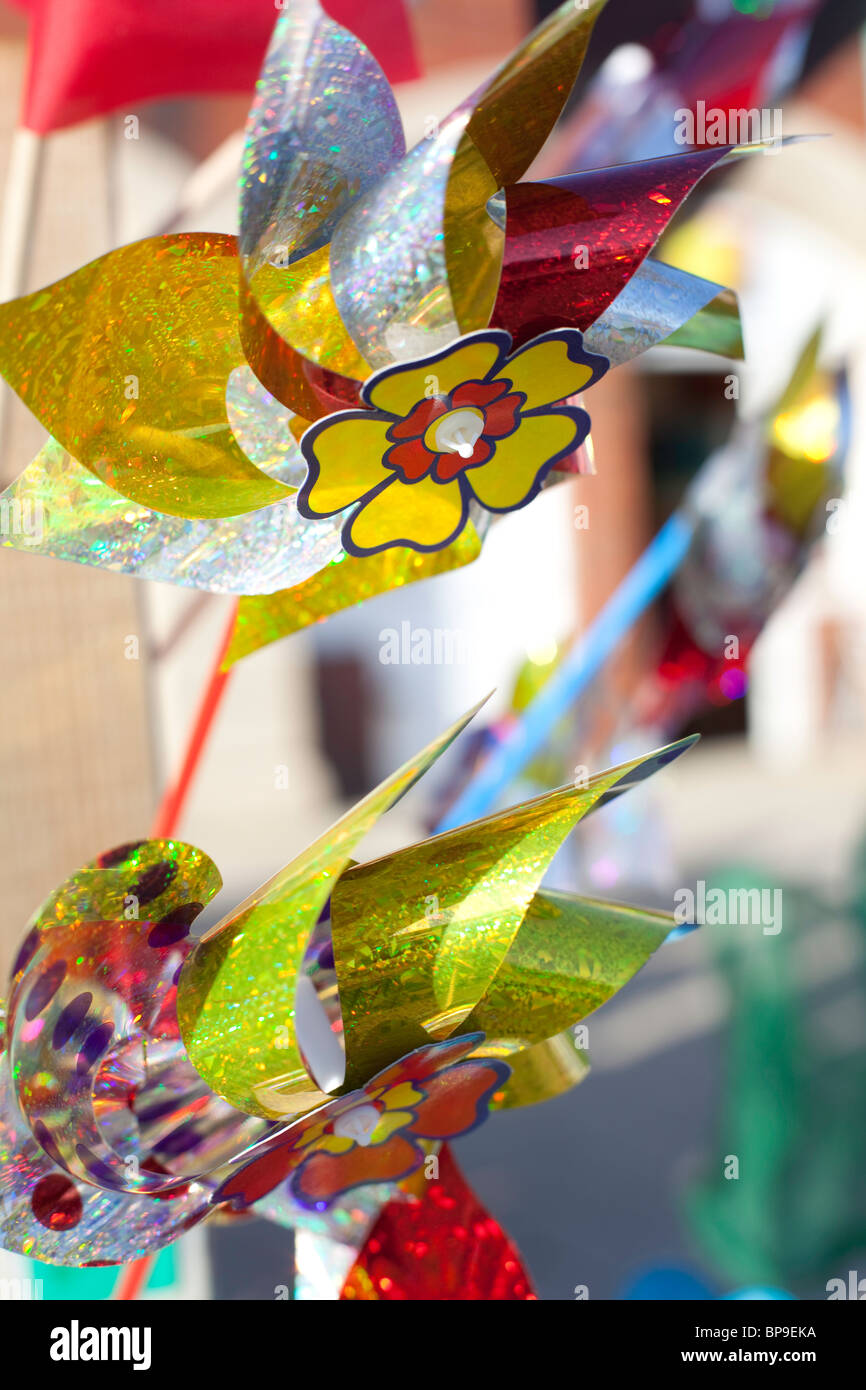 Pinwheels on display Stock Photo - Alamy