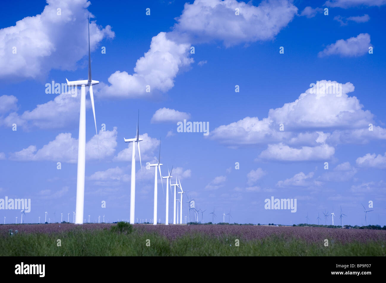 Wind Turbines in West Texas Stock Photo - Alamy