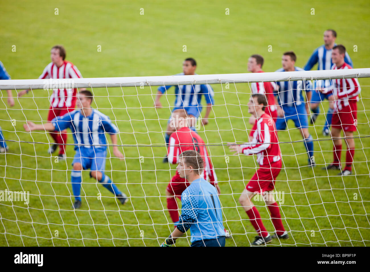 Ambleside FC playing Ulverston Town football club at Ambleside's ...