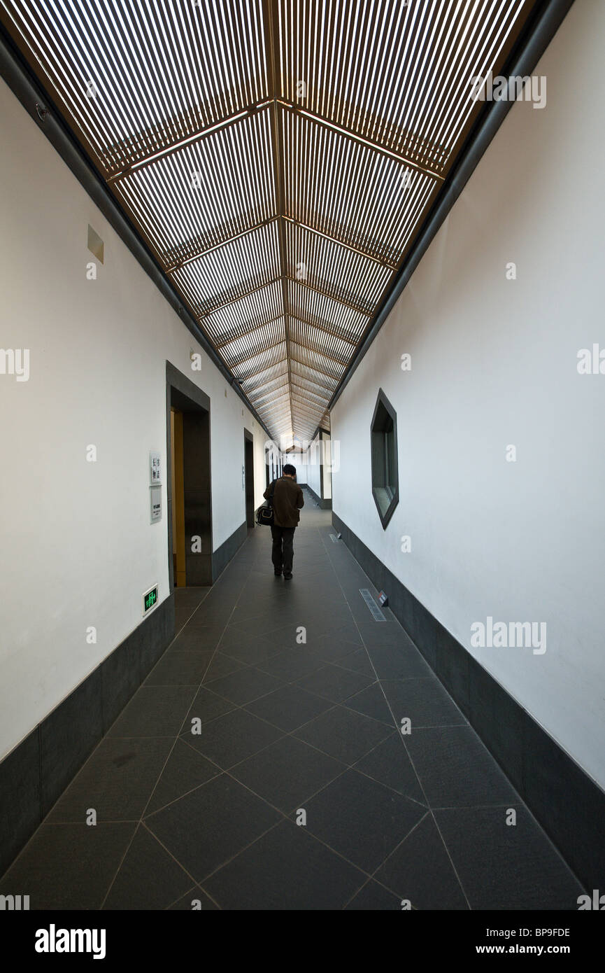 Hallway in Suzhou Museum, Suzhou, Jiangsu, China Stock Photo - Alamy