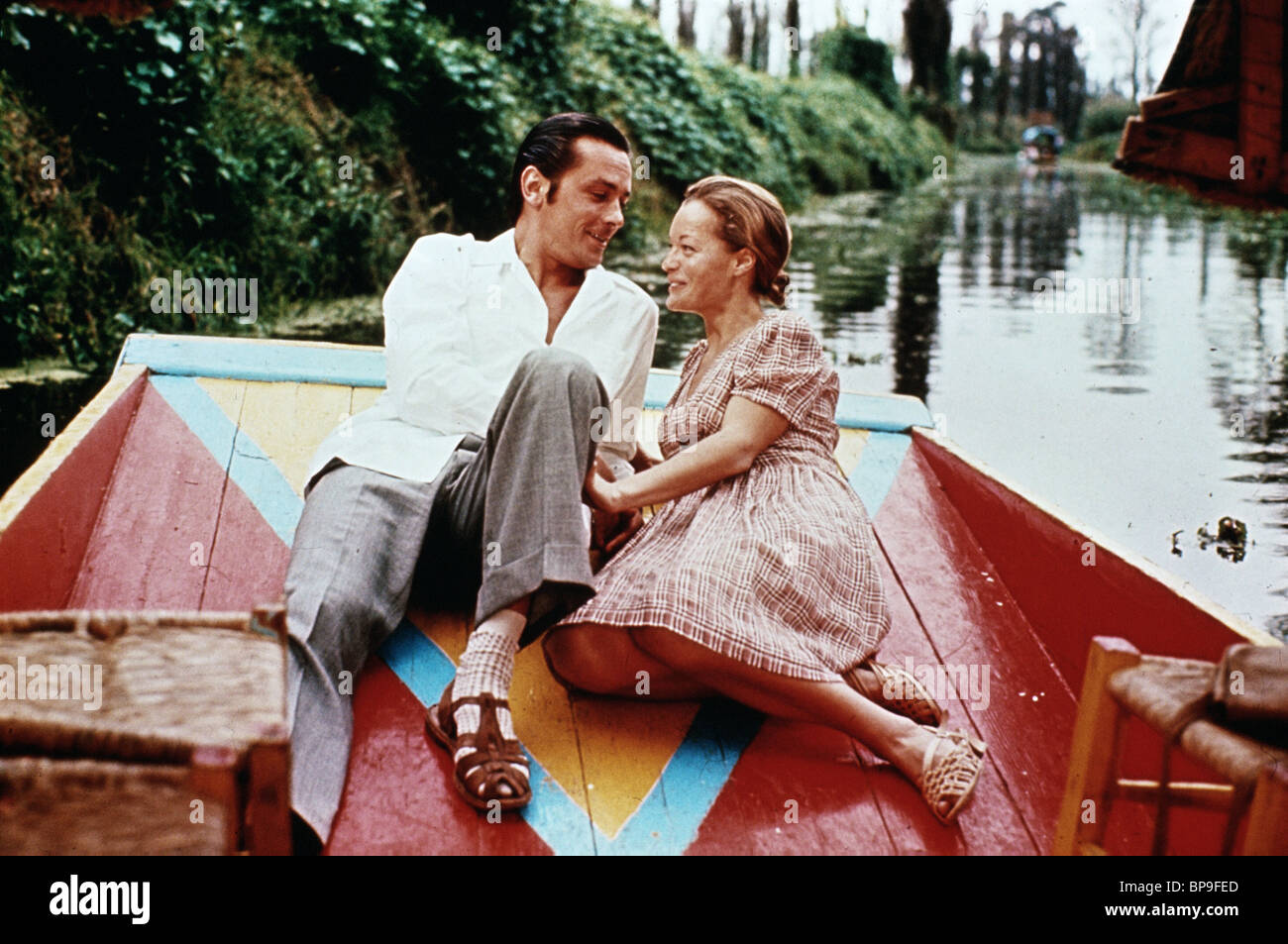 Alain Delon Romy Schneider Assassination High Resolution Stock