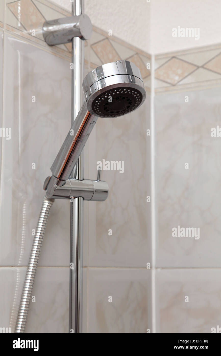 Metal shower head Stock Photo - Alamy