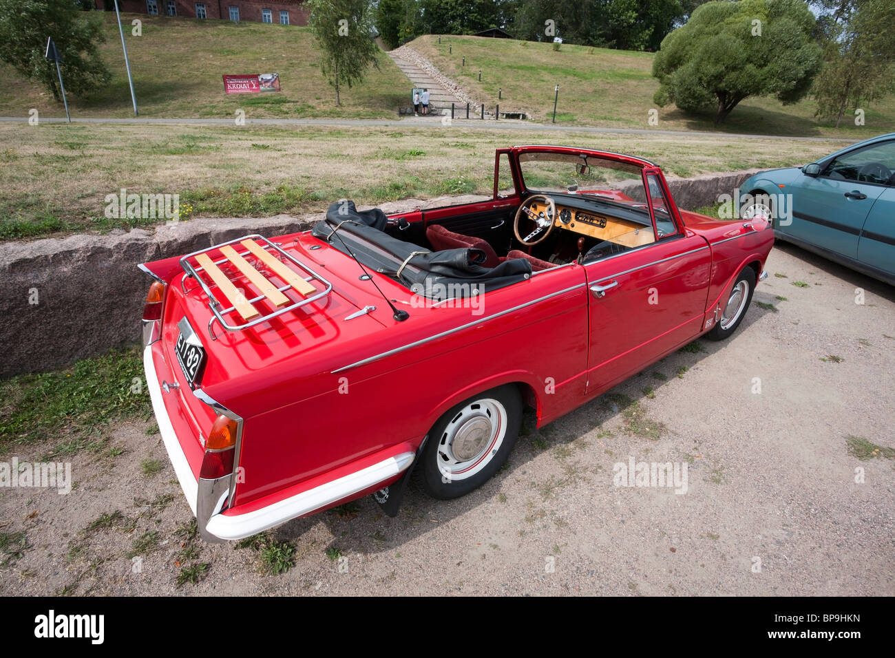 Triumph Herald convertible Stock Photo - Alamy