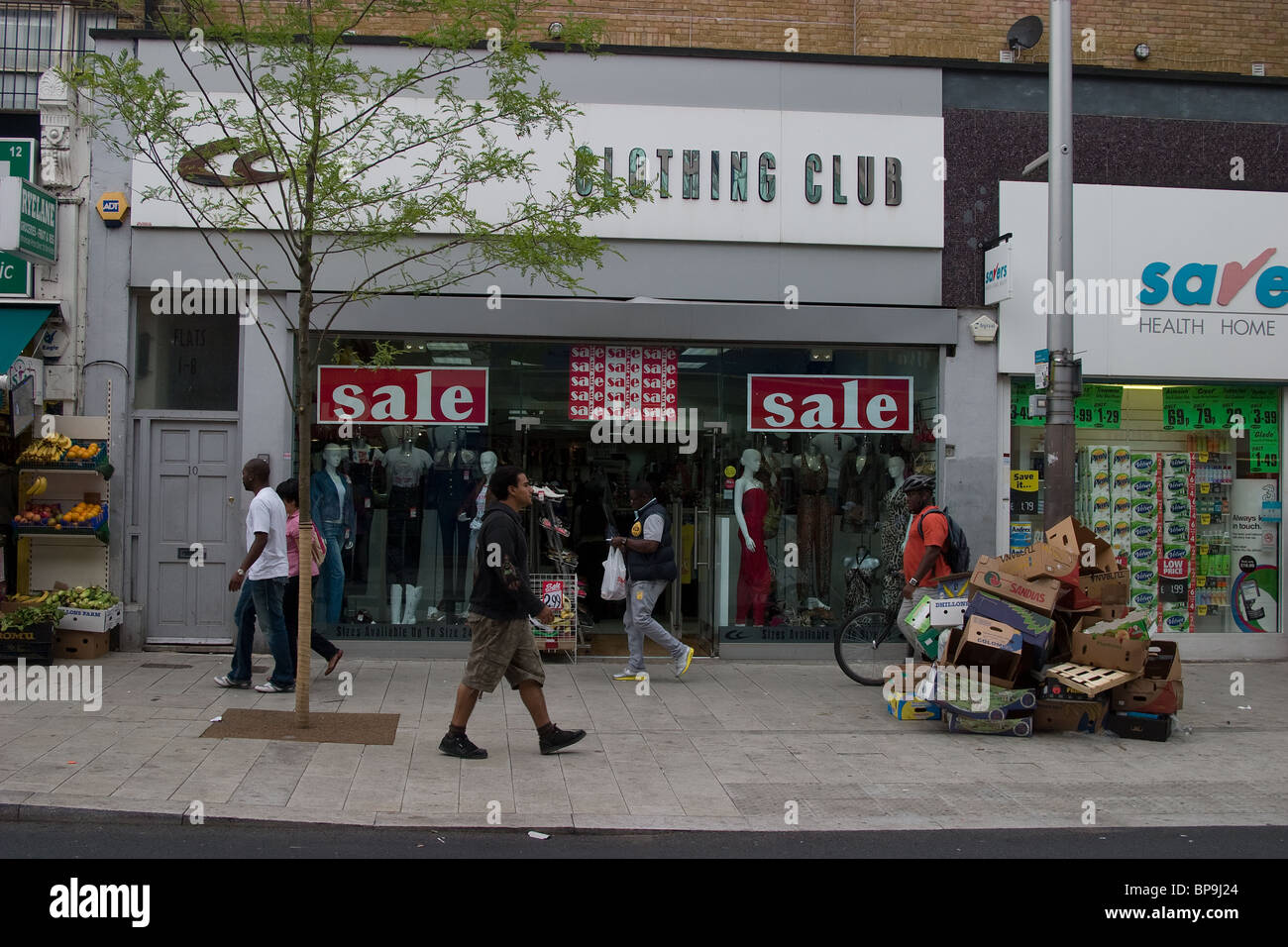 shops peckham south London Stock Photo - Alamy