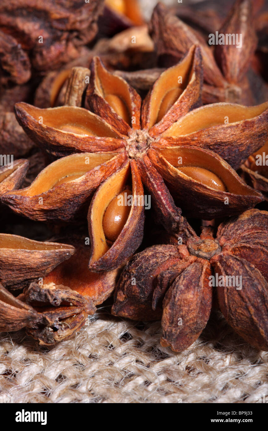 Close-up of star anise Stock Photo - Alamy