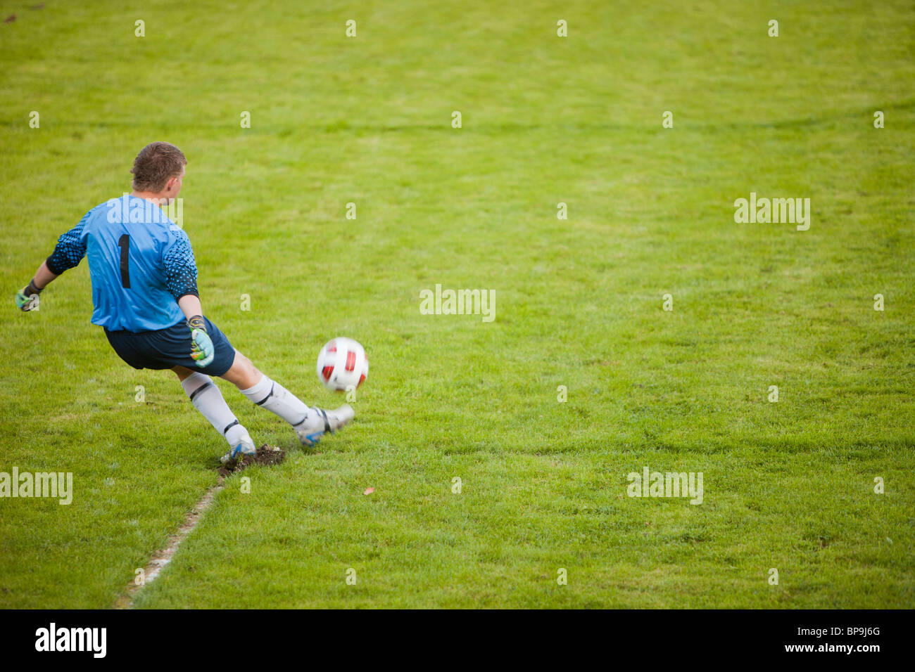 Football kick uk league hi-res stock photography and images - Alamy