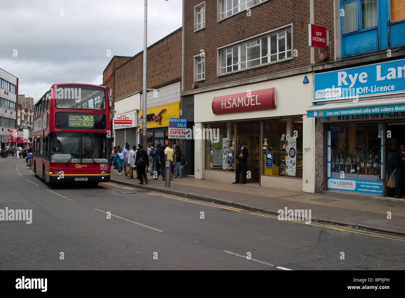 shops peckham south London Stock Photo - Alamy
