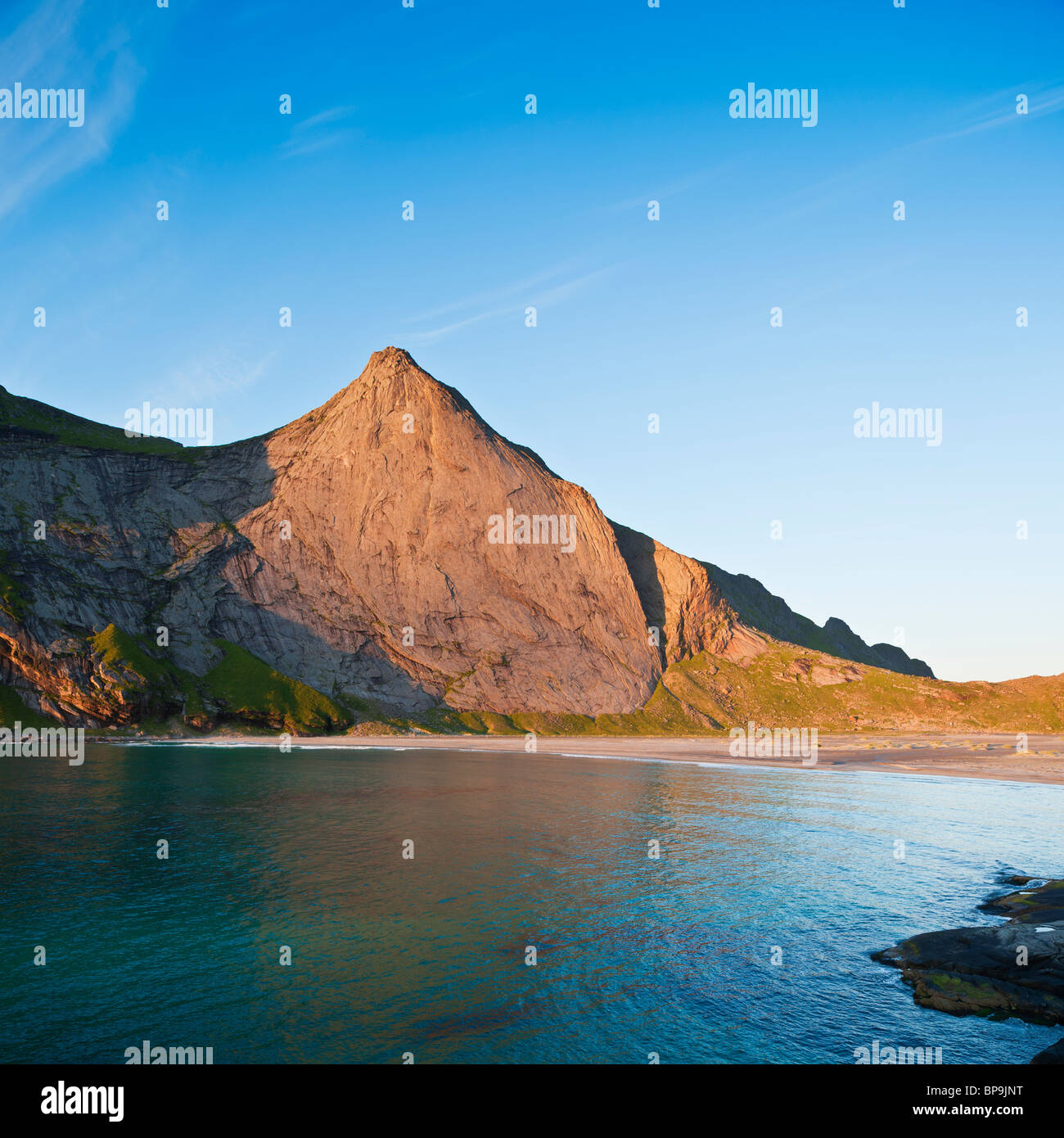 Bunes Beach, Moskenesoy, Lofoten islands, Norway Stock Photo - Alamy