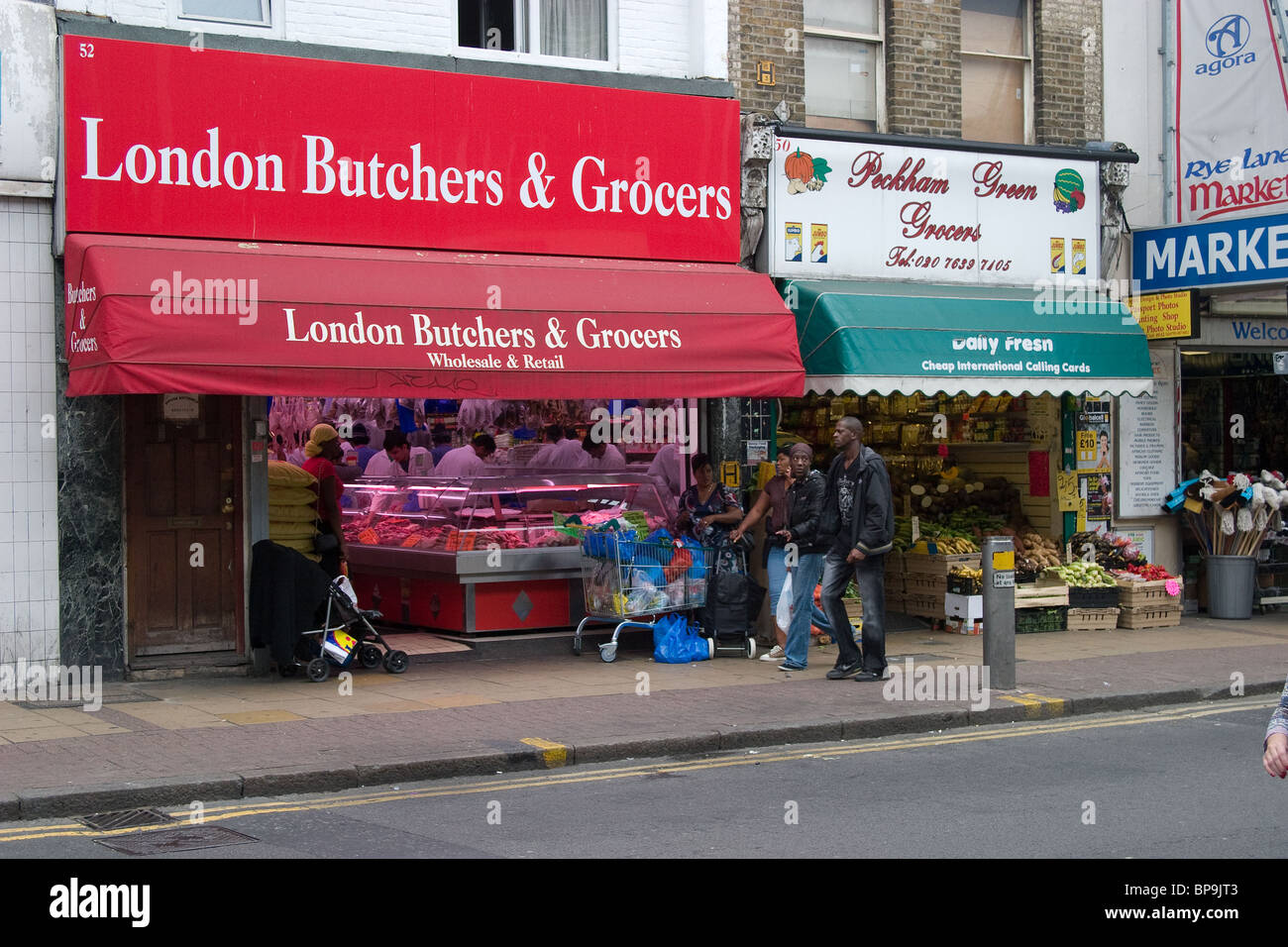 shops peckham south London Stock Photo - Alamy