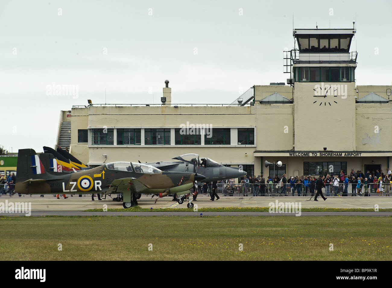 Atmosphere at Royal Air Forces Association Airshow at Shoreham Airport ...