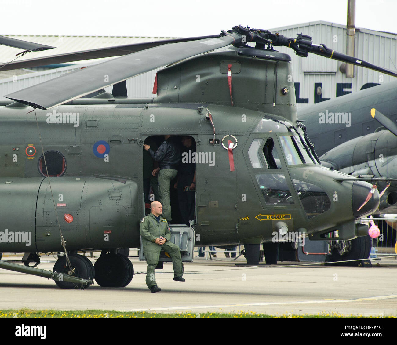 Chinook helicopter pilot hi-res stock photography and images - Alamy