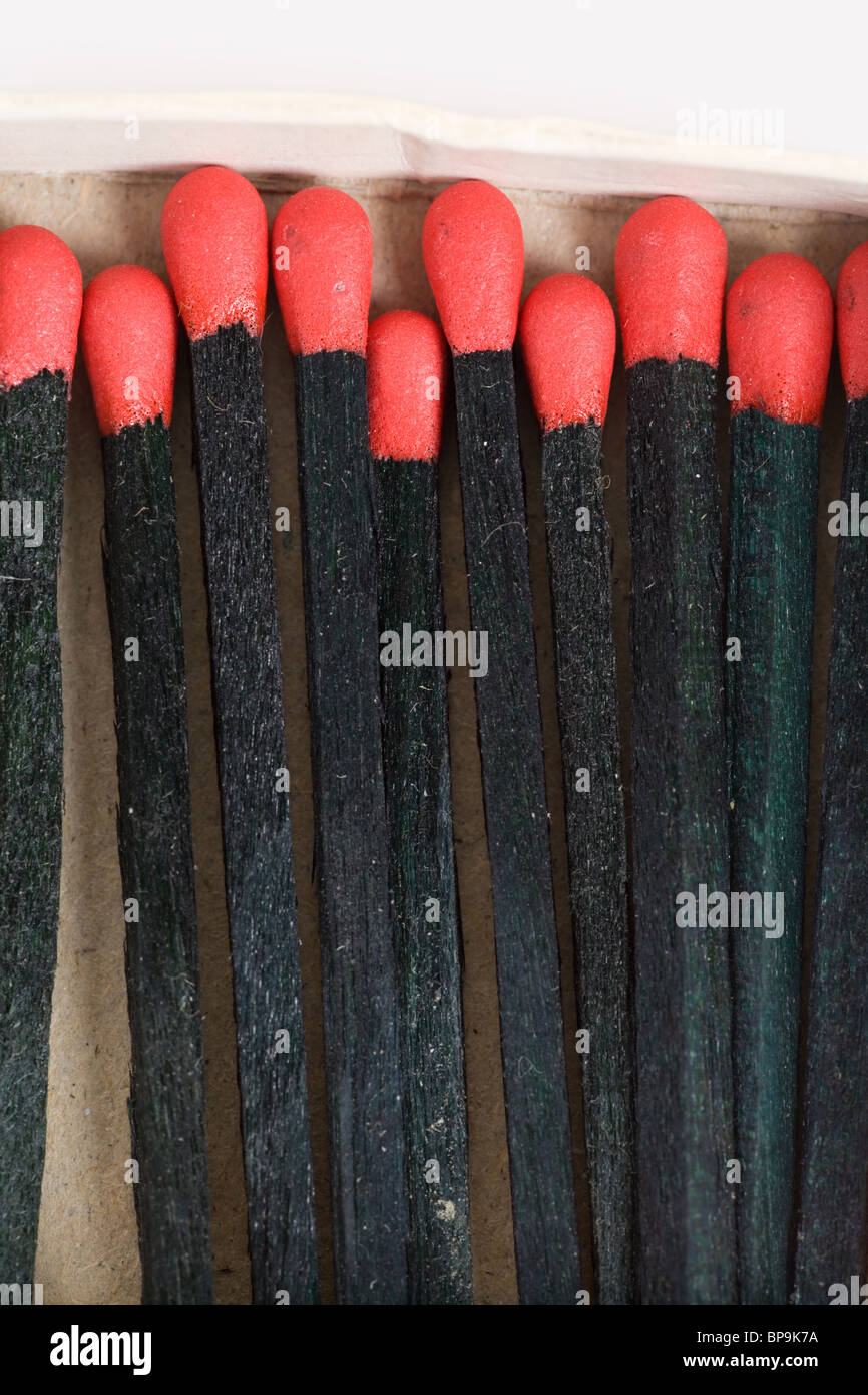 Black Match with white background Stock Photo - Alamy