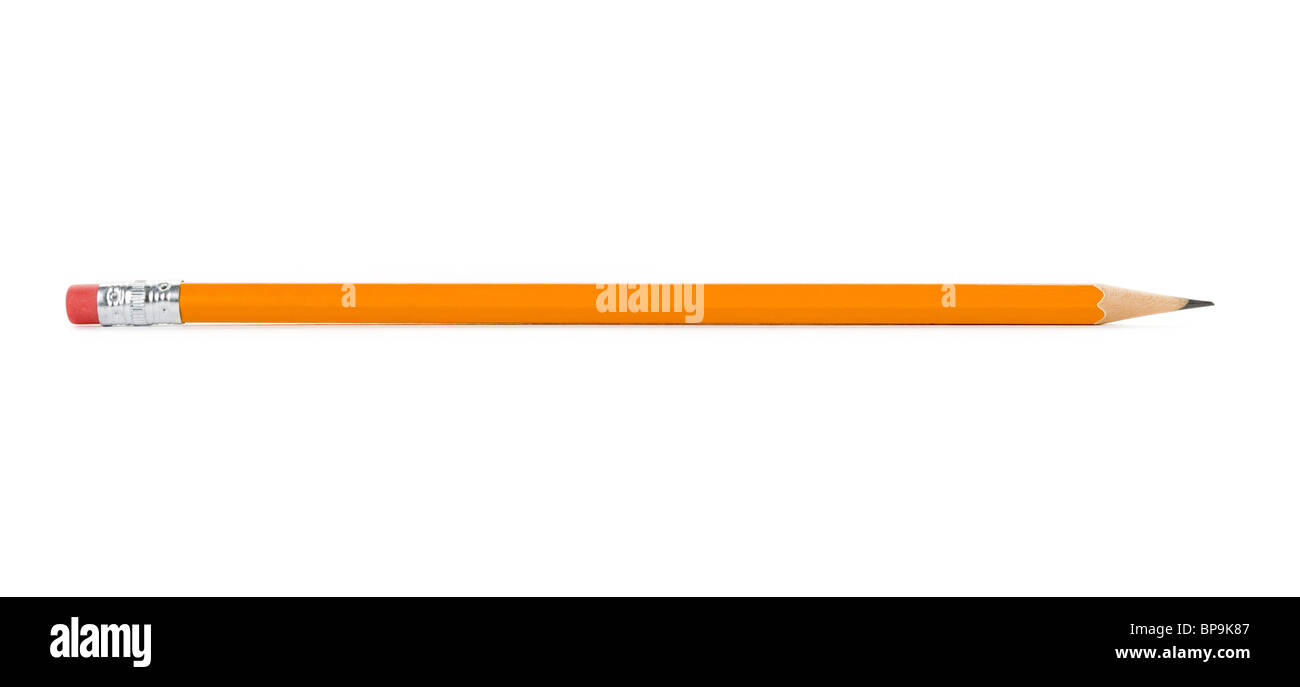 a Pencil with white background Stock Photo - Alamy