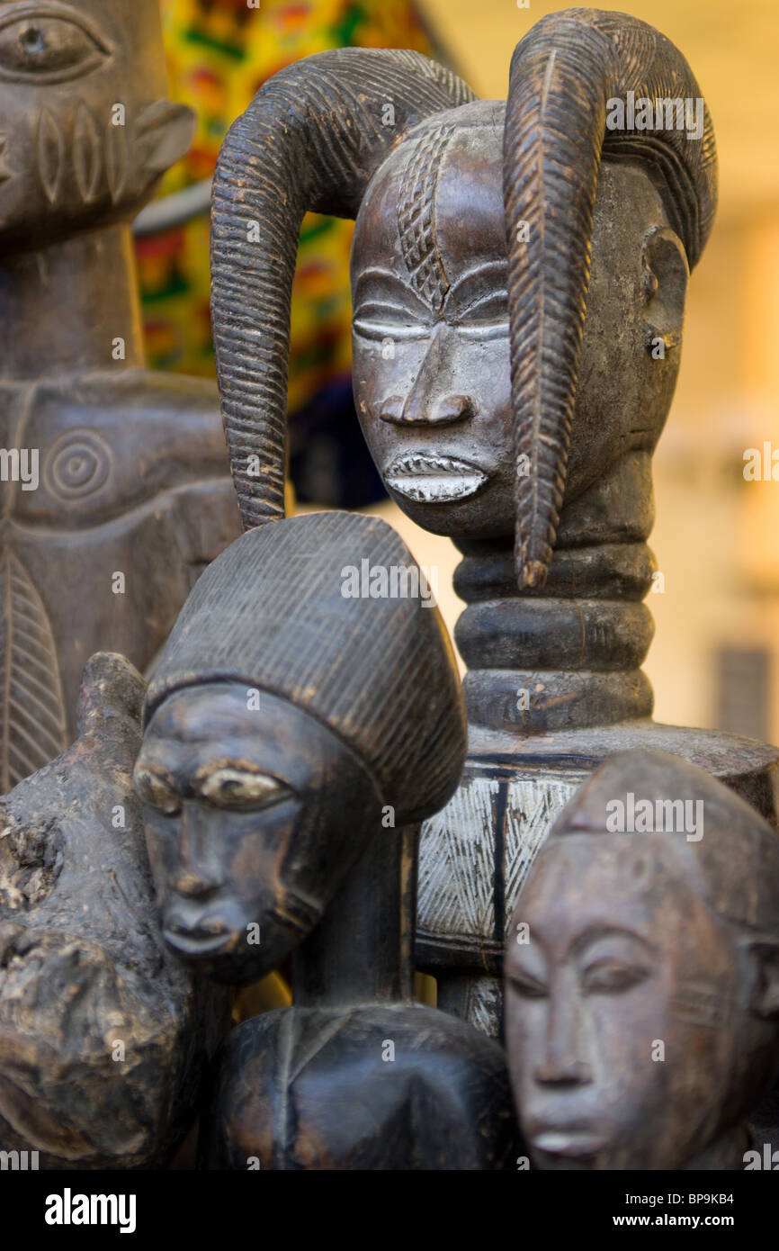 African art - statuettes and statues Stock Photo - Alamy