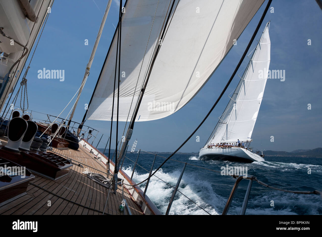 Superyacht racing hi-res stock photography and images - Alamy